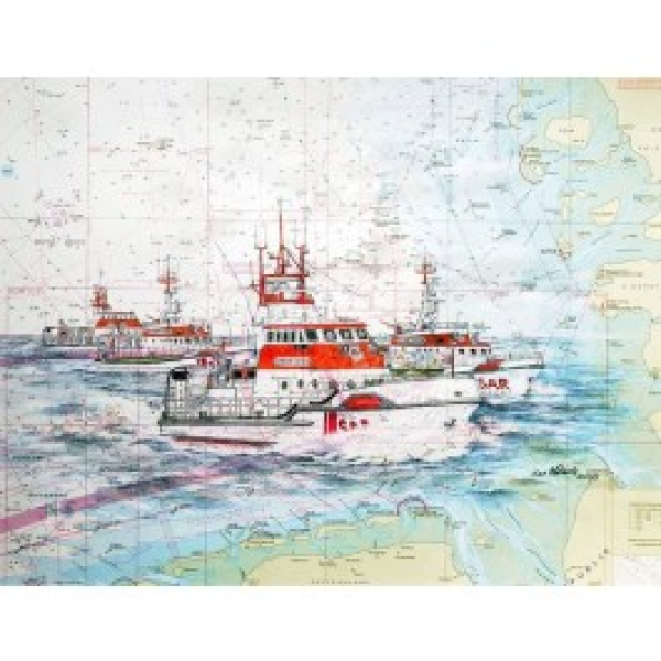 Seenotrettershop - Kunstdruck des SK BERNHARD GRUBEN